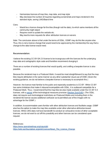 File:LWG evaluation of OSMF map tile license 2019.pdf - OpenStreetMap ...