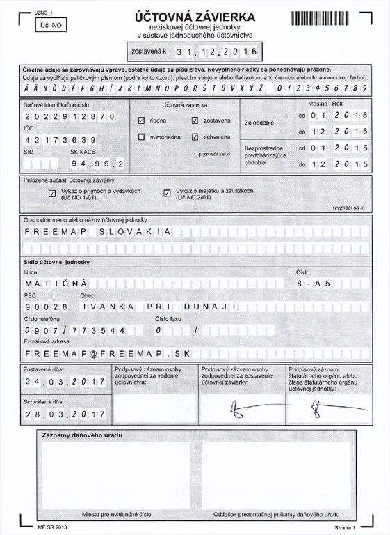 File:Freemap Slovakia-Tax statement 2016 SK.pdf - OpenStreetMap Foundation