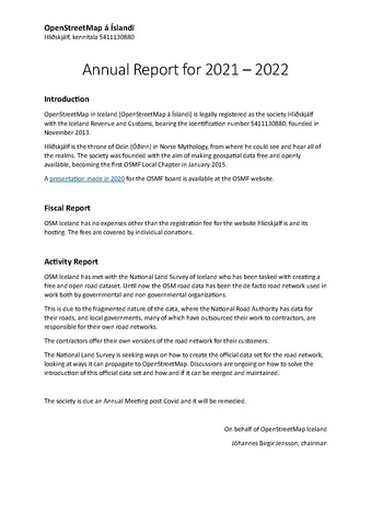 File:OSM Iceland 2021-2022 Report.pdf - OpenStreetMap Foundation